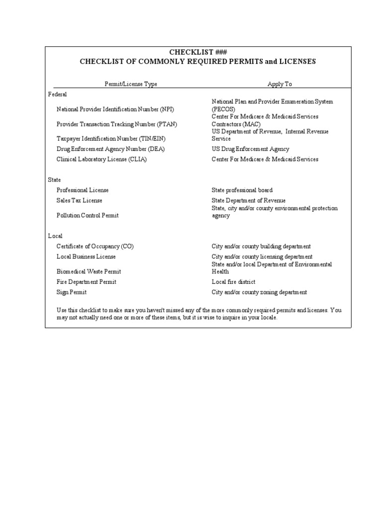 Permits and Licenses | PDF | Public Finance | Payments