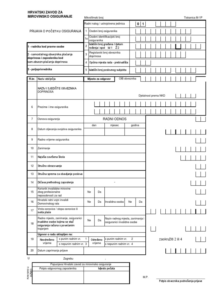 Tiskanica M 1p | PDF