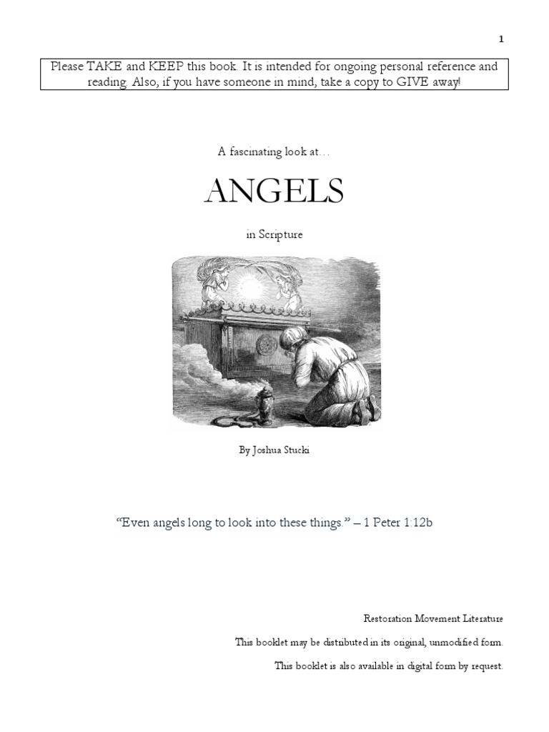 A Fascinating Look at Angels in Scripture (Inglés) Autor Joshua Stucki ...