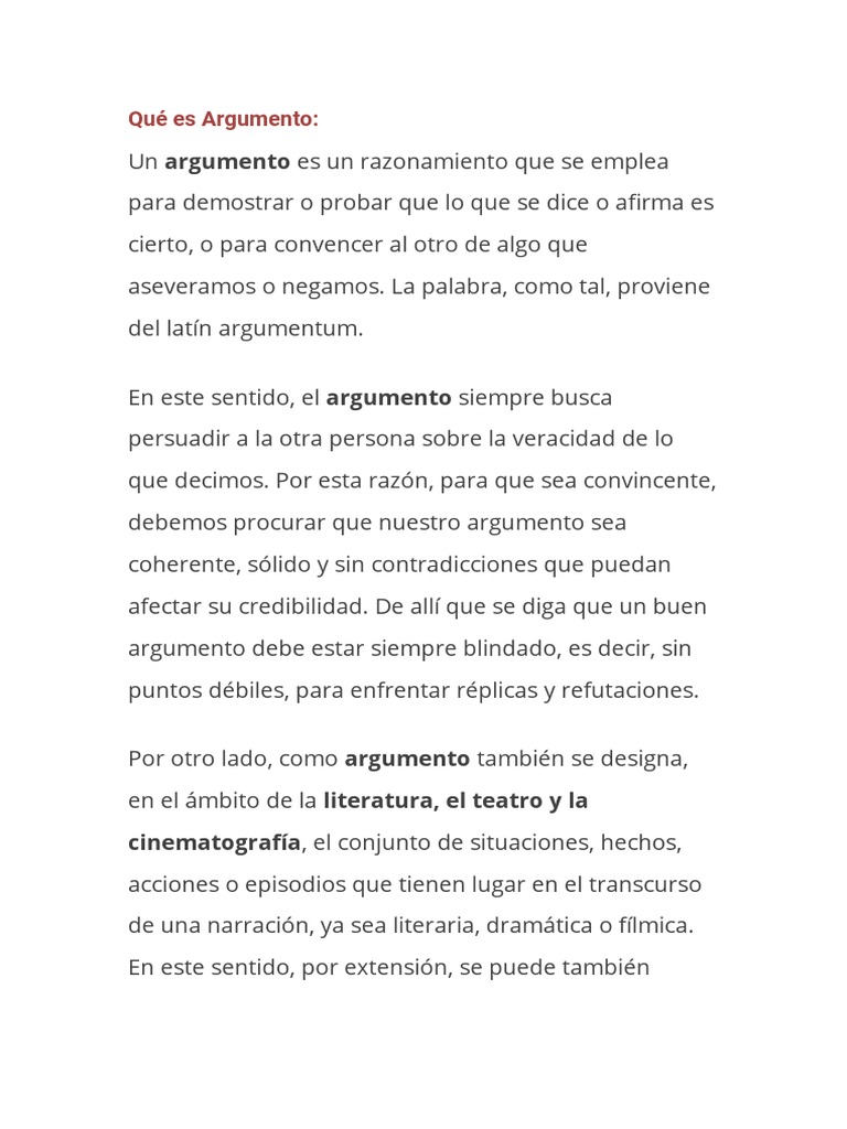 Tipos de Argumentos y Ejemplos | PDF | Argumento | Razón