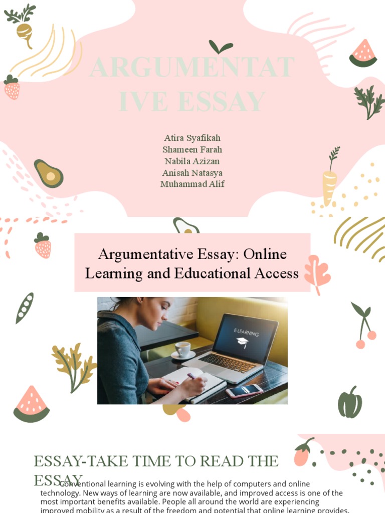 Argumentative Essay | PDF | Educational Technology | Distance Education