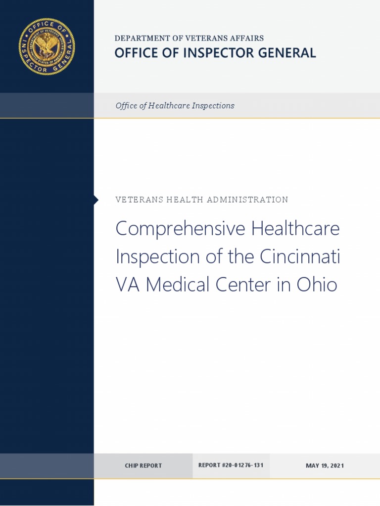 VA OIG Report On Cincinnati VA | PDF | Veterans Health Administration ...