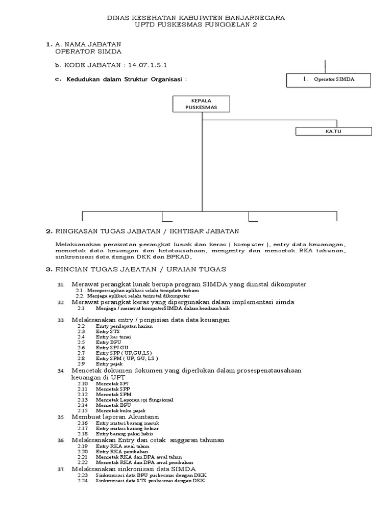 Operator Simda | PDF