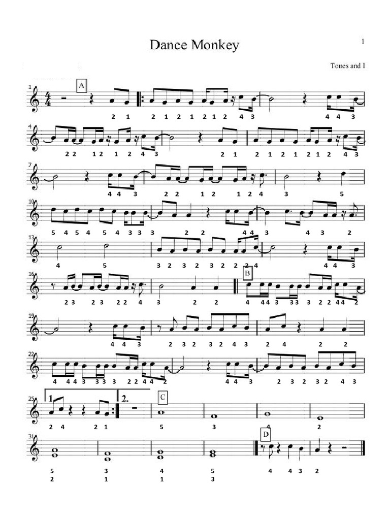 Dance Monkey | PDF