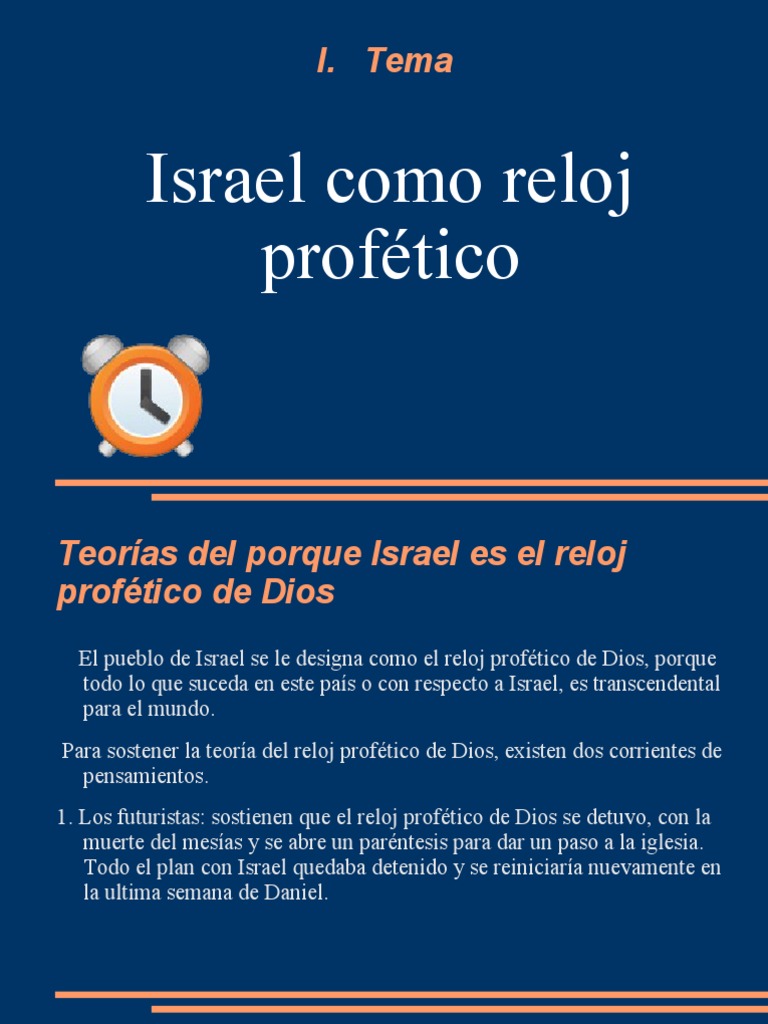 Reloj Profetico | PDF | Israel | Política mundial