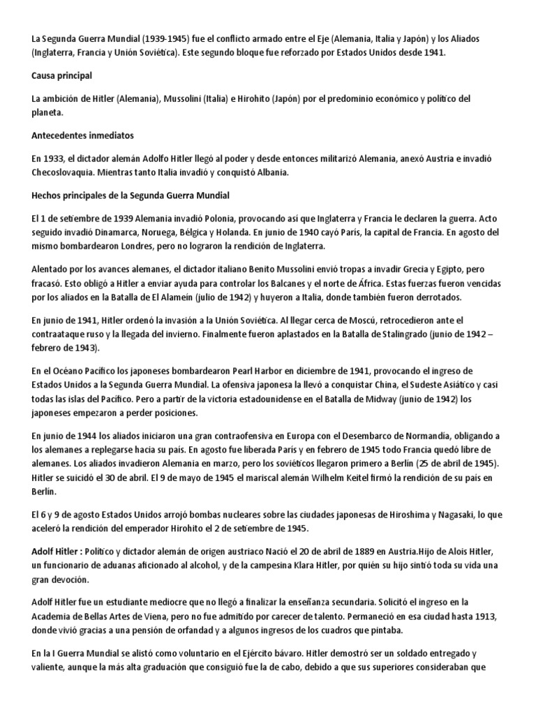 La Segunda Guerra Mundial en Color (Documental Completo en Español ...