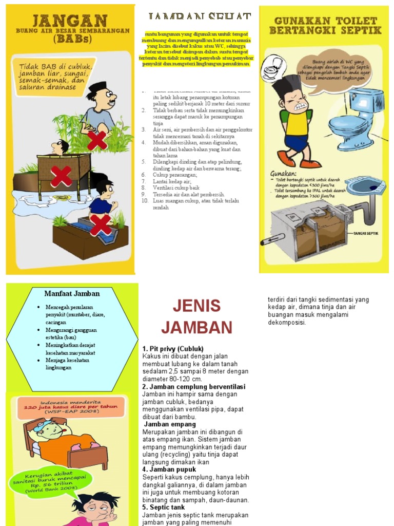Brosur Jamban Sehat | PDF