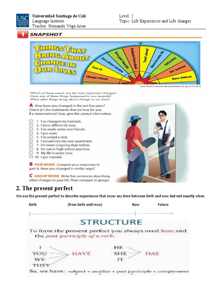 Life Experiences and Life Changes | PDF