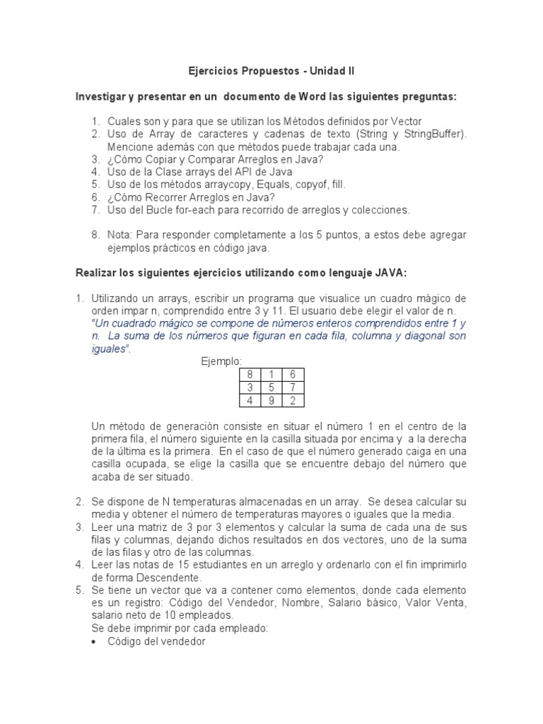Actividad De Aprendizaje Estructura De Datos Unidad 2 Pdf Estructura De Datos De Matriz 