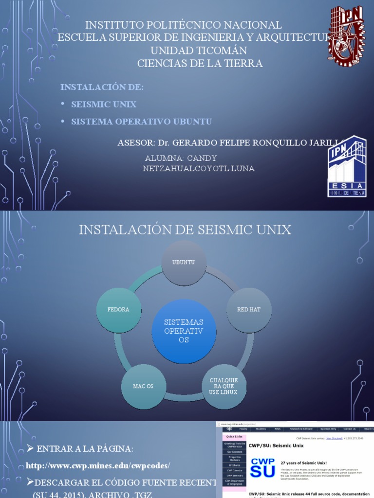 Clase 1 - Instalacion de Seismic Unix | PDF | Archivo de computadora | Software del sistema