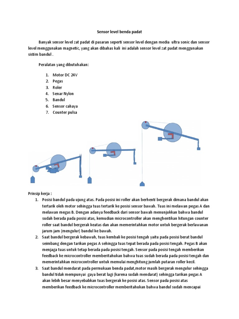 Sensor Level Padat Menggunakan Bandul | PDF