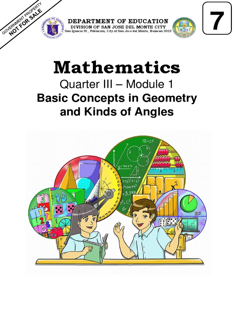 Math 7 Mod1 | PDF | Angle | Line (Geometry)