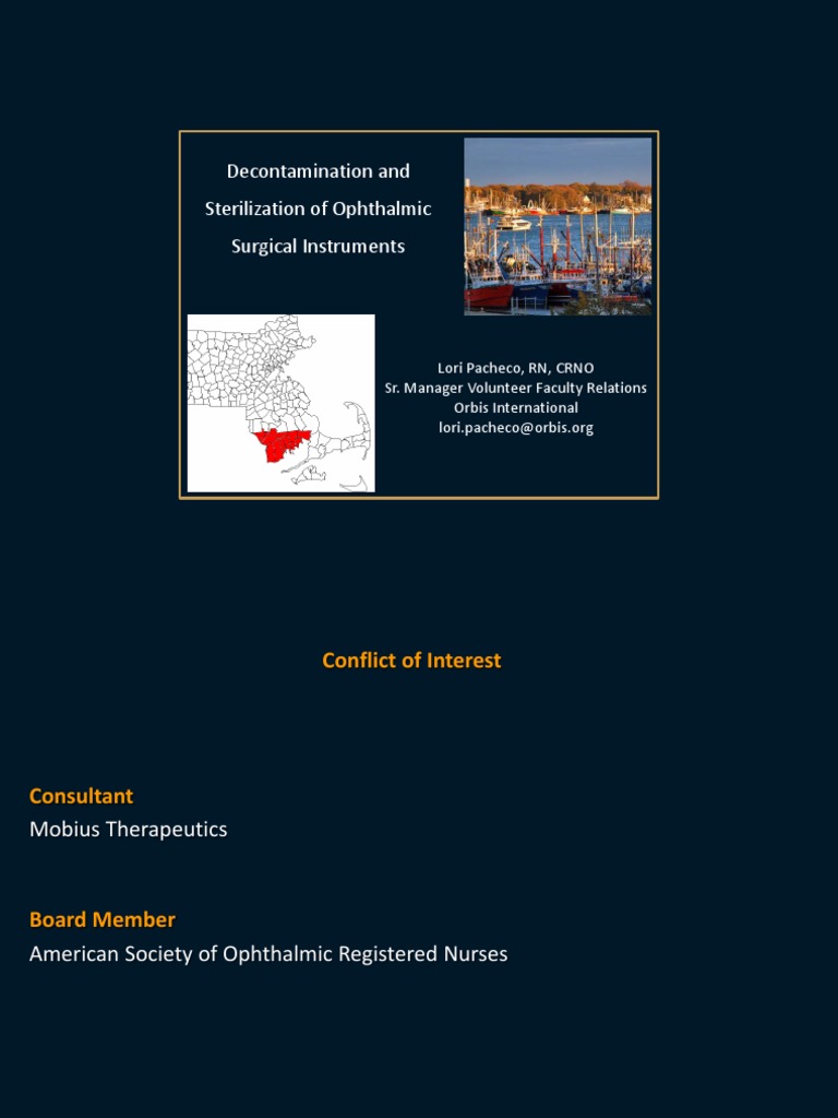 Decontamination and Sterilization of Ophthalmic Surgical Instruments ...