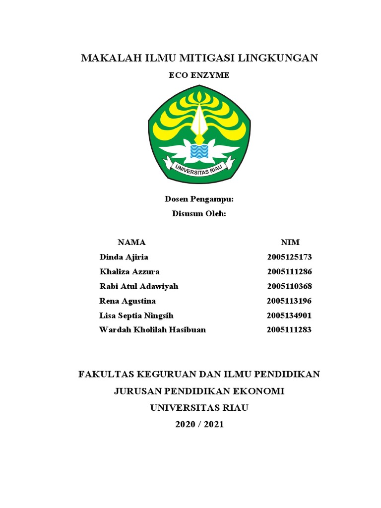 Makalah Eco Enzyme | PDF