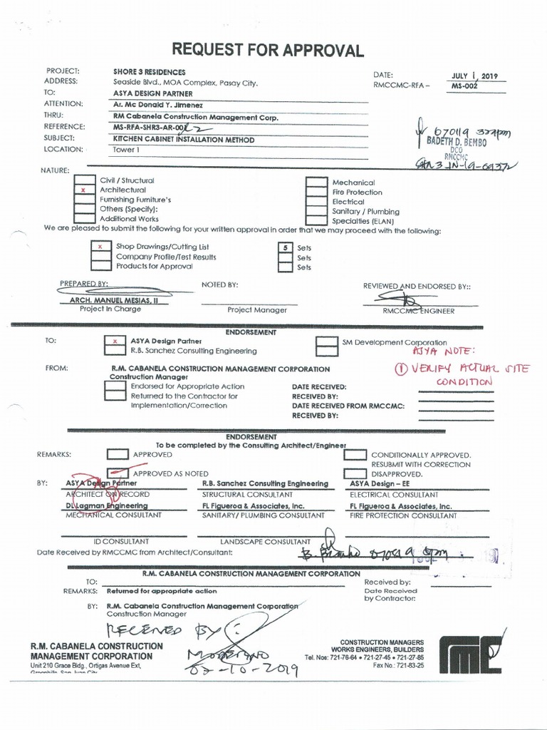 Installation Methodology of Kitchen Cabinet | PDF