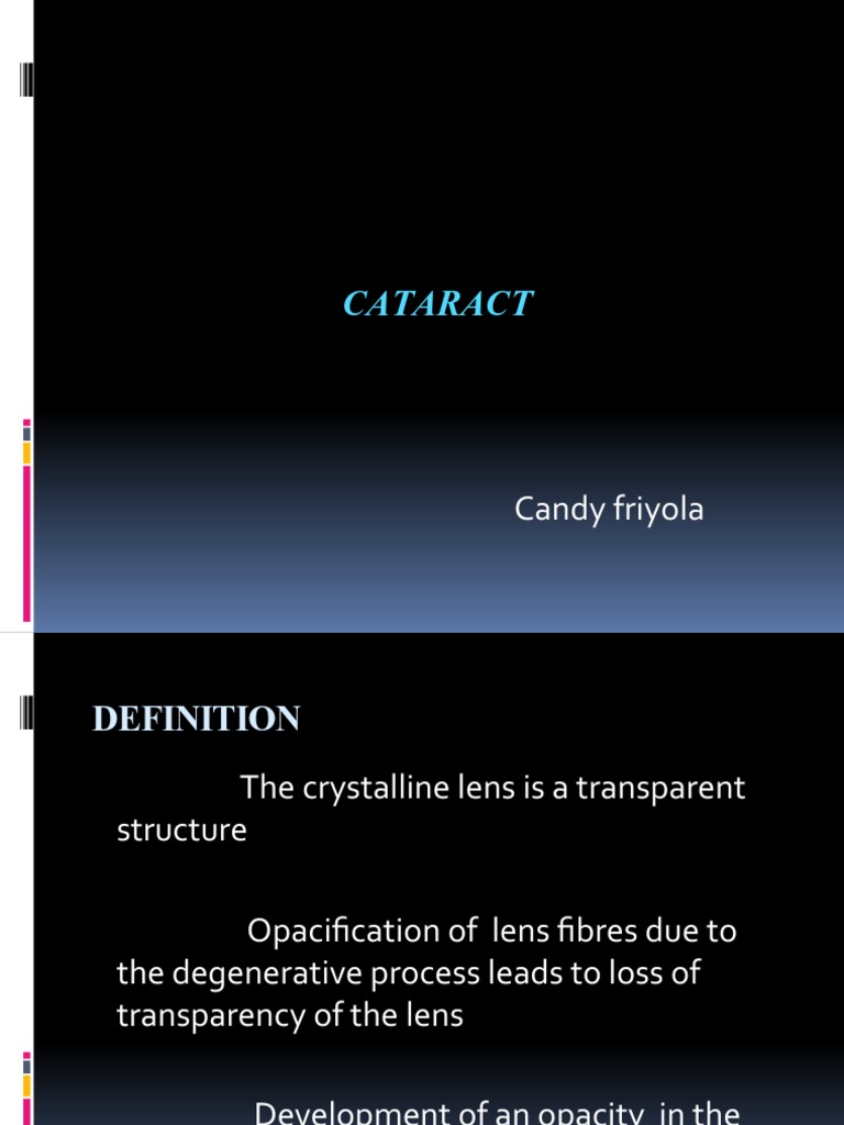 Cataract Classification Overview | PDF