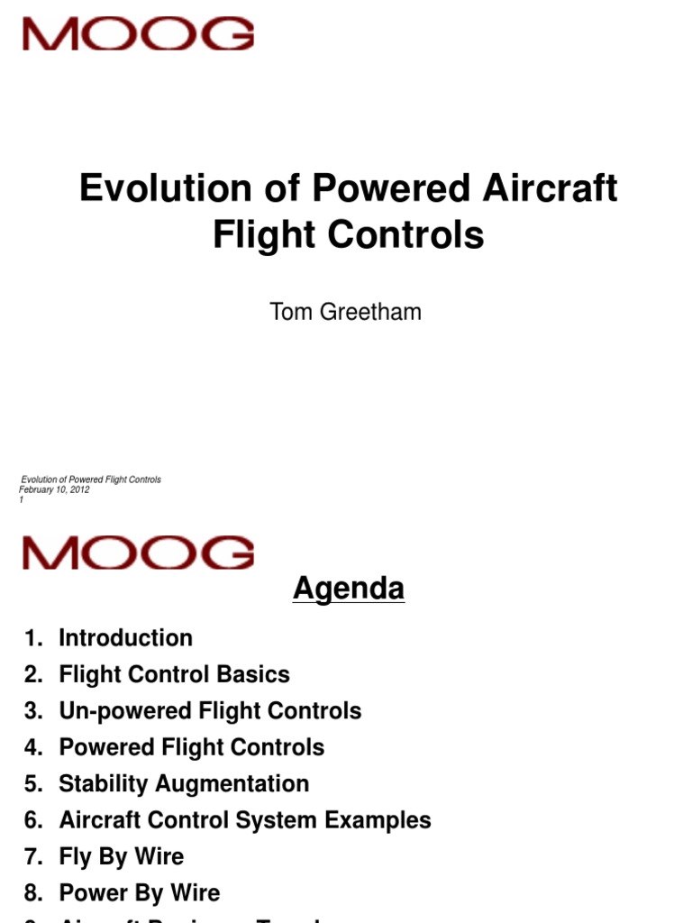 Evolution of Powered Aircraft Flight Controls | PDF | Aircraft Flight ...