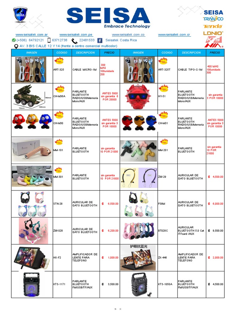 Catalogo de Seisa-04 | PDF | Auriculares | Xbox 360