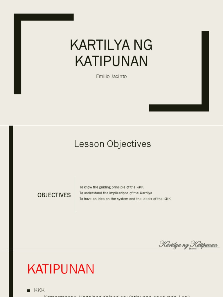 Ano Ang Katipunan