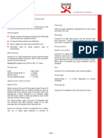 Fosroc Concure WB - TDS | PDF | Concrete | Materials