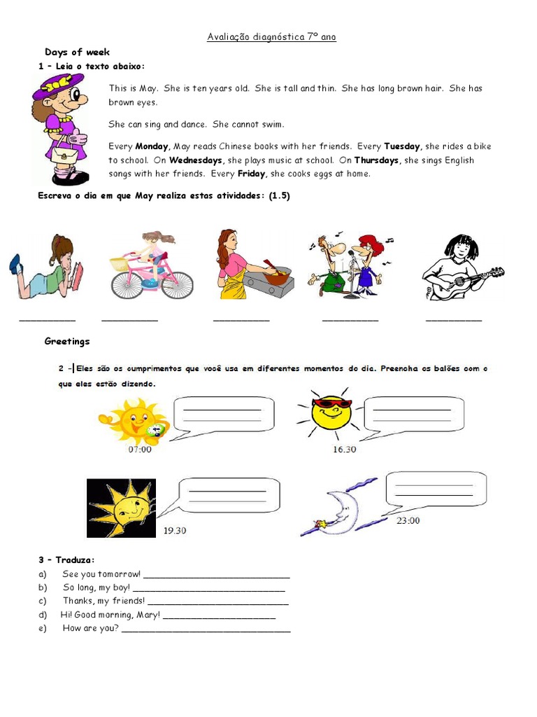 Activities of May by Day | PDF