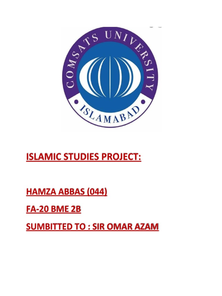Islamic Studies - Project | PDF | Jihad | Muslim World