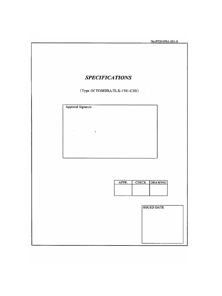 TLX-1741-C3B Datasheet | PDF