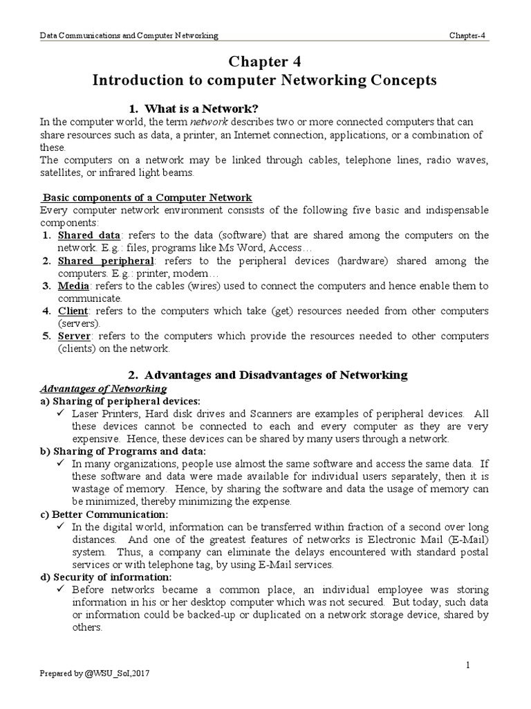 An Introduction to Computer Networking Concepts: Components, Types, Topologies, and Advantages ...