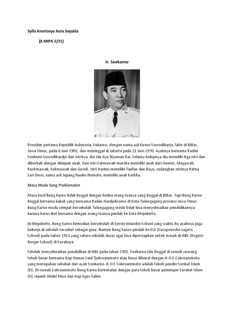 Biografi Soekarno | PDF