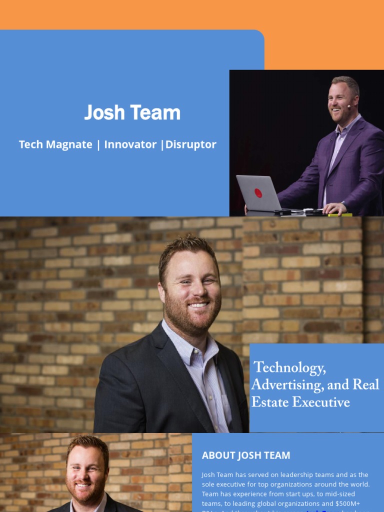 Josh Team A Prominent Leader in The Technological World | PDF