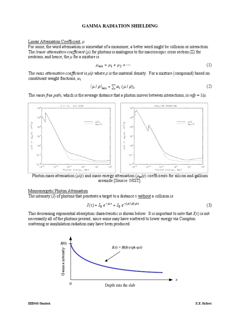 Gamma Shielding | PDF | Gamma Ray | Attenuation
