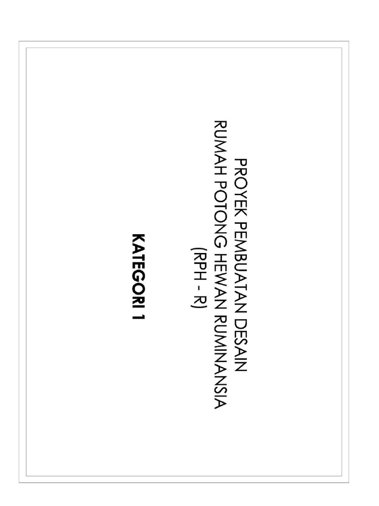 Desain RPH-R 1 | PDF