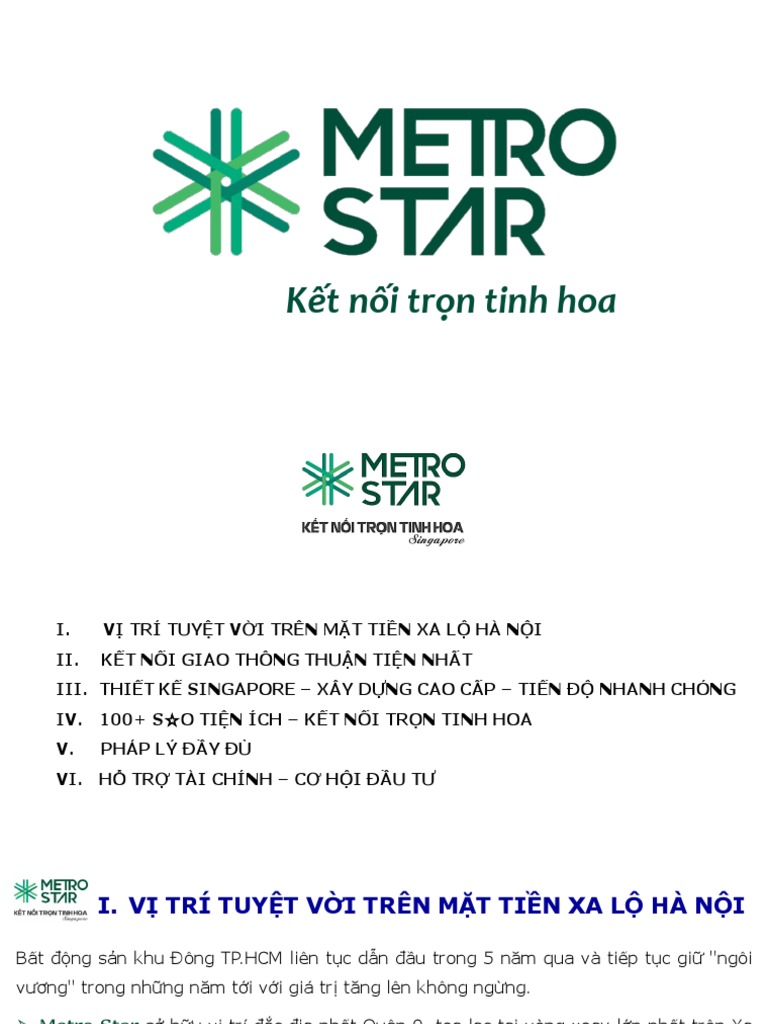 Gioi Thieu Metro Star | PDF