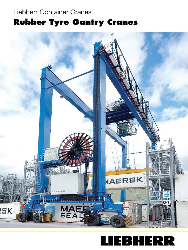 Liebherr RTG Cranes Brochure | PDF | Hybrid Vehicle | Engines