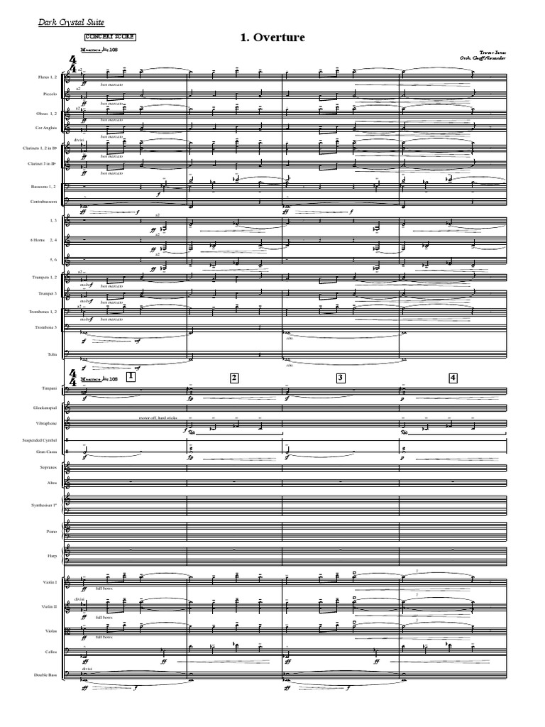 Trevor Jones The Dark Crystal Suite Full Score | PDF | Musical ...