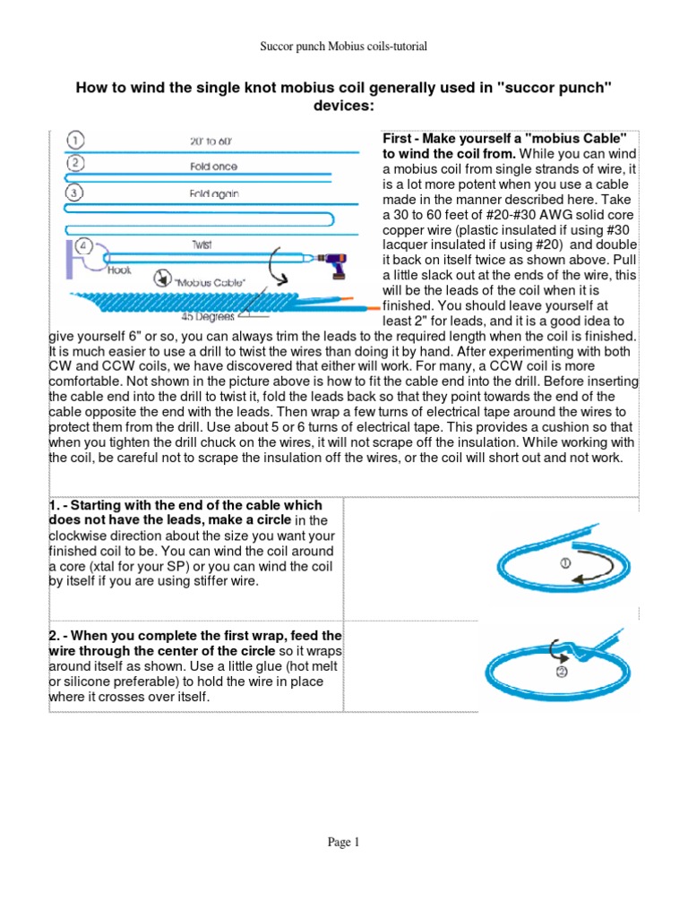 Bobina Mobius Succer Punch | PDF | Wire | Electrical Engineering