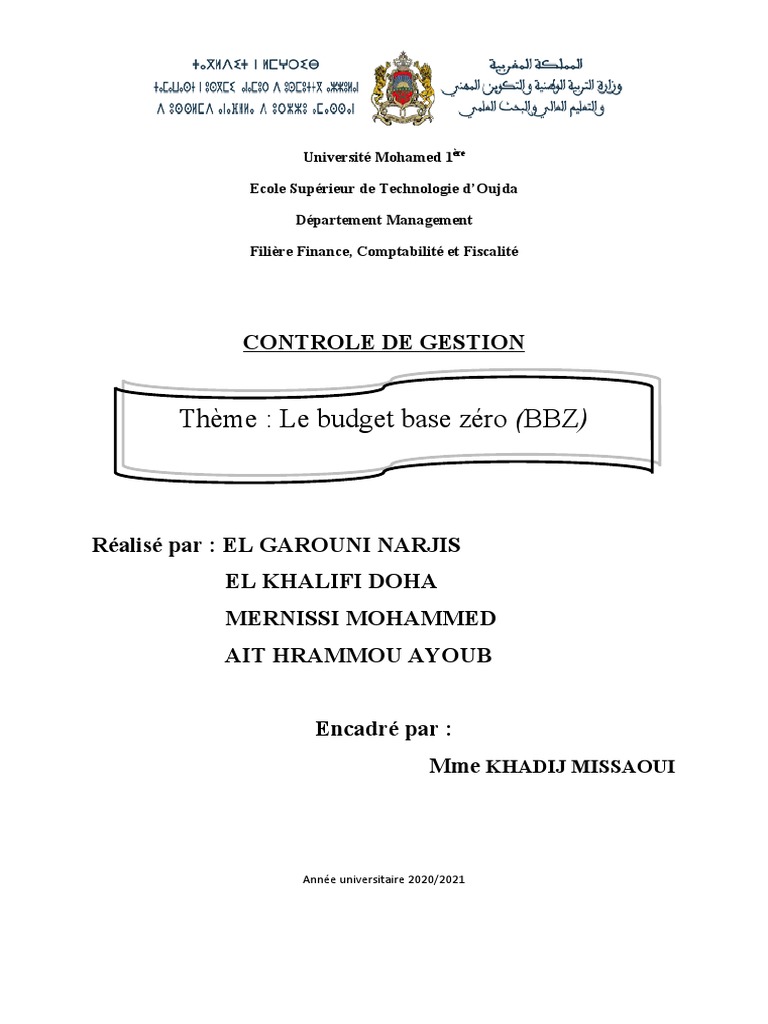 Budget Base Zéro : Guide Pratique | PDF | Budget | Sociétés