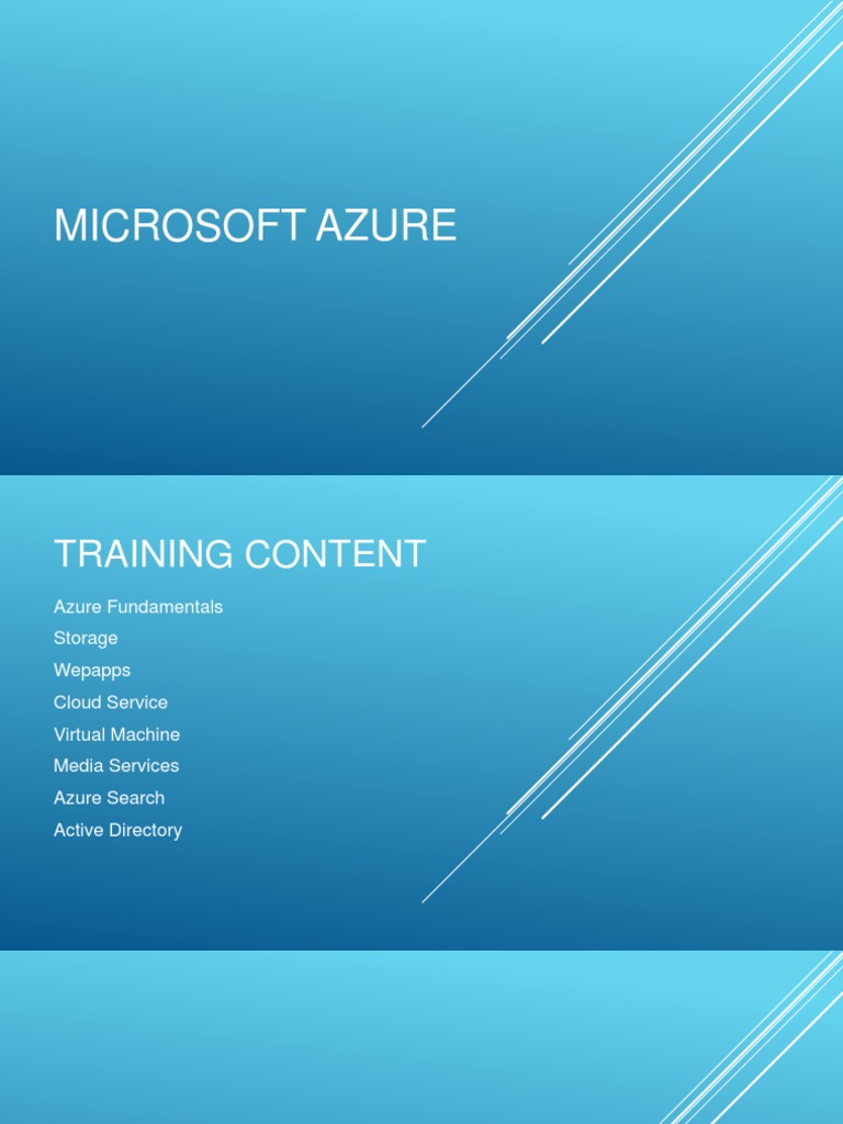 Microsoft Azure | PDF | Microsoft Azure | Cloud Computing