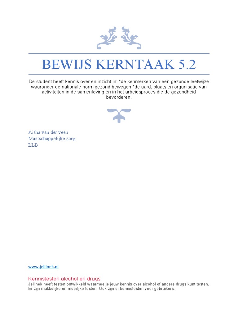 Vitaal Burgerschap Bewijs 5 | PDF