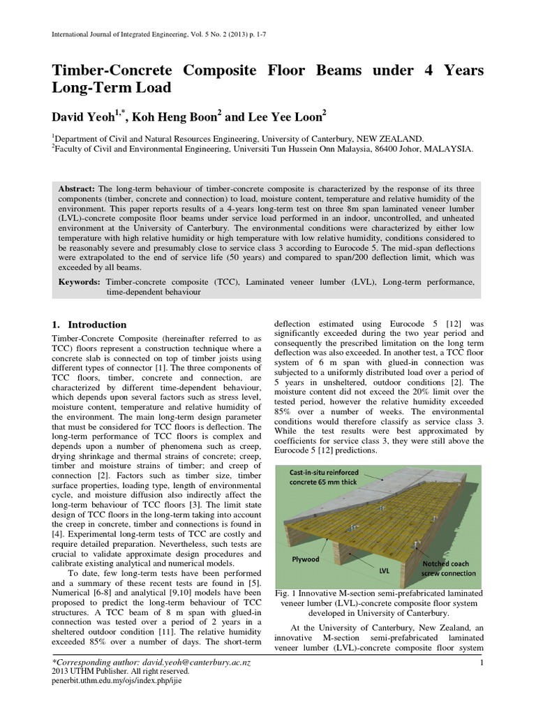 2013-David Yeoh-Timber-Concrete Composite Floor Beams Under 4 Years ...