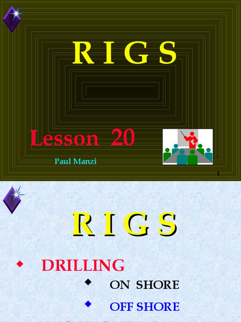 Rigs | PDF | Drilling Rig | Engines