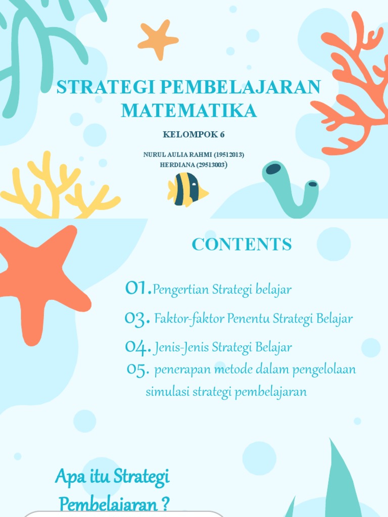 Strategi Pembelajaran | PDF