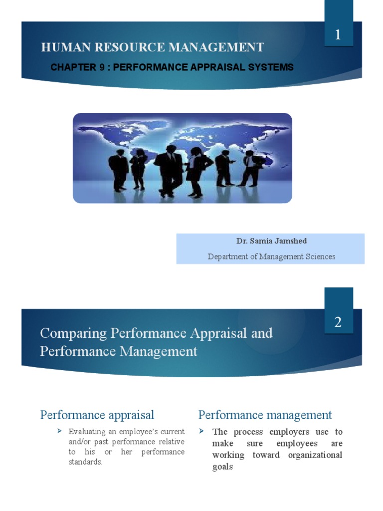 Human Resource Management: Chapter 9: Performance Appraisal Systems | PDF | Performance ...