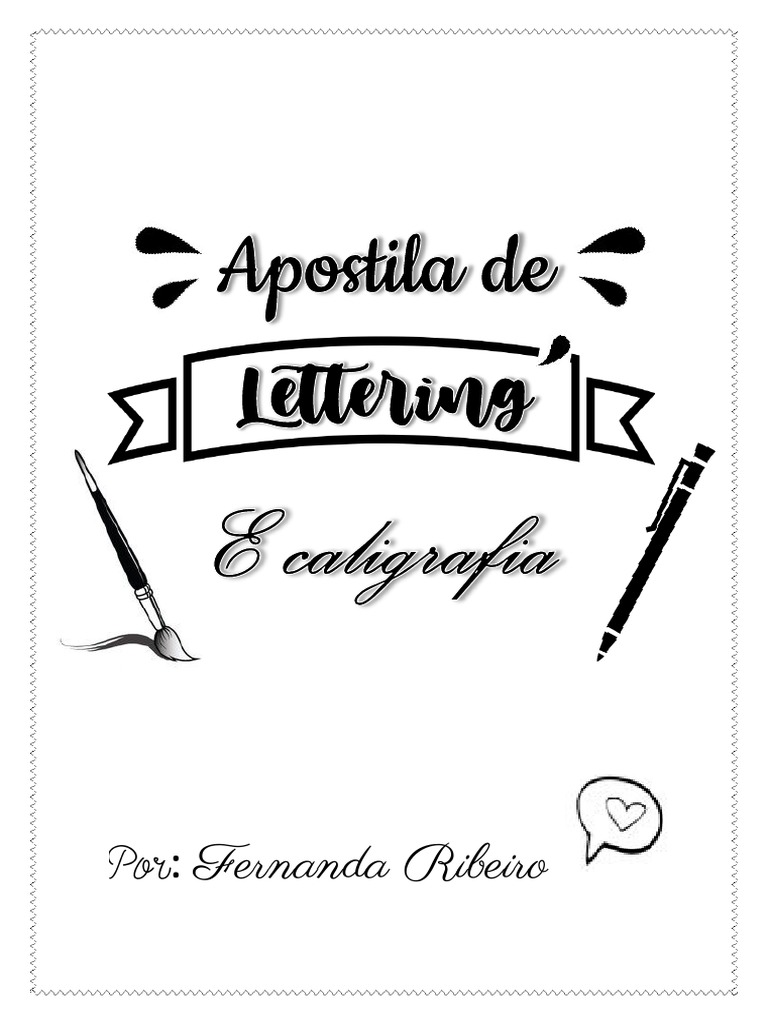 Apostila de Lettering | PDF