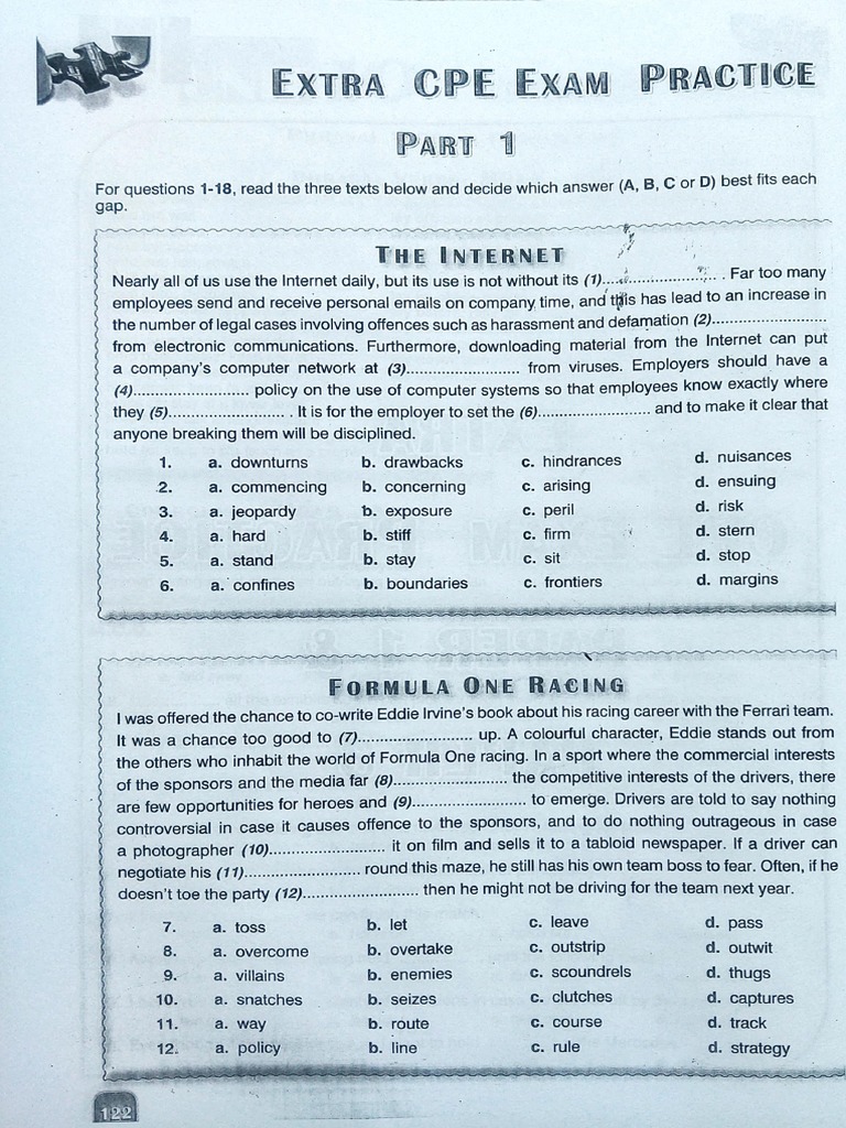Extra Cpe Exam Practice: The Internet | PDF