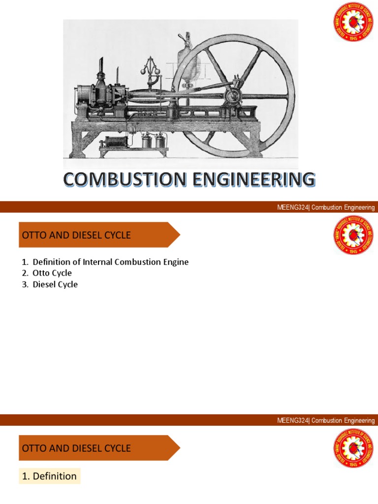 Otto Cycle and Diesel Cycle - MEENG324 | PDF | Diesel Engine ...