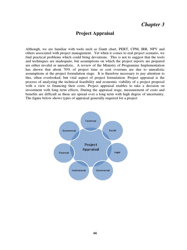Chapter 3 Project Appraisal | PDF | Net Present Value | Internal Rate ...
