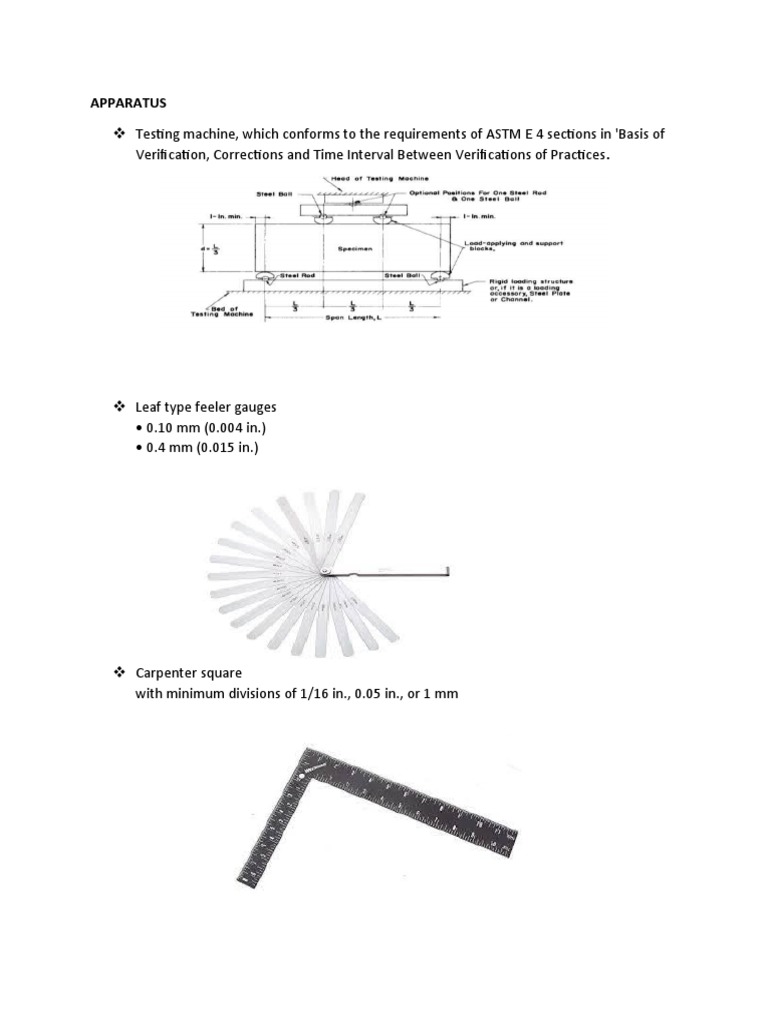 Apparatus For Astm C78 | PDF