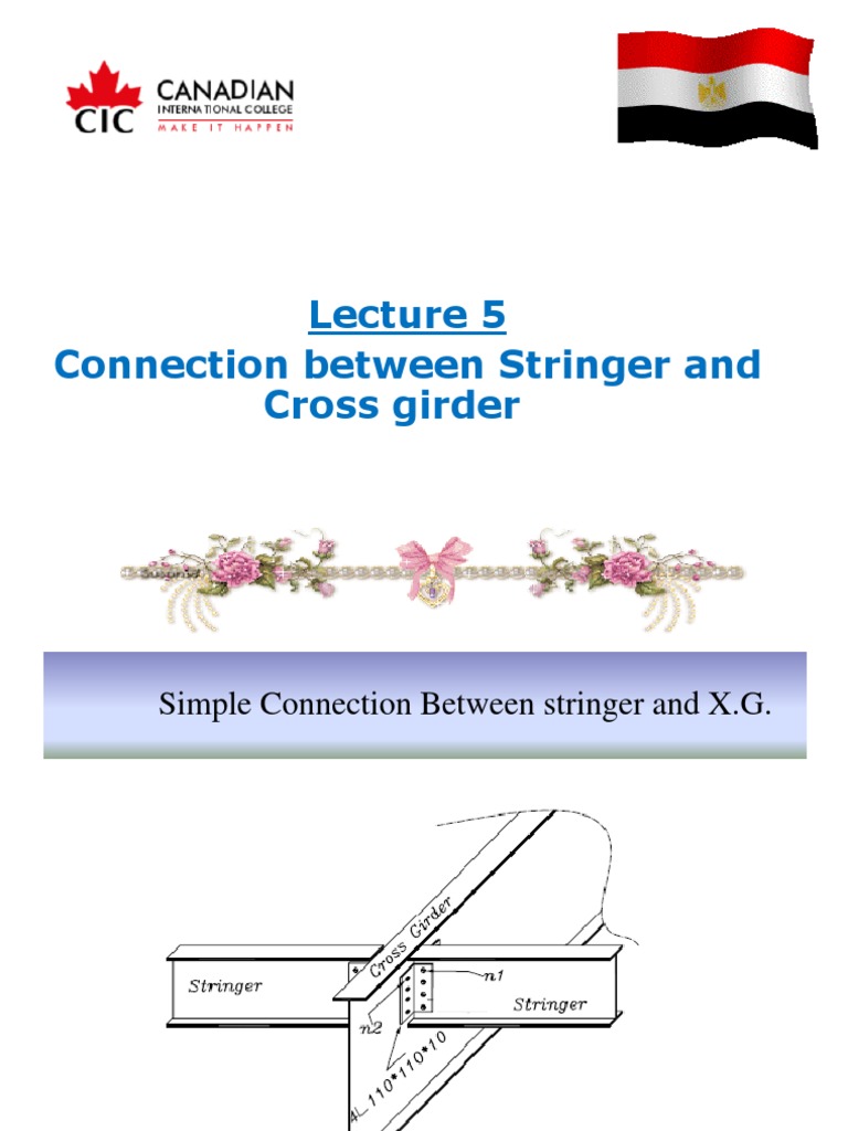 Connection Between Stringer and Cross Girder | PDF | Buckling ...