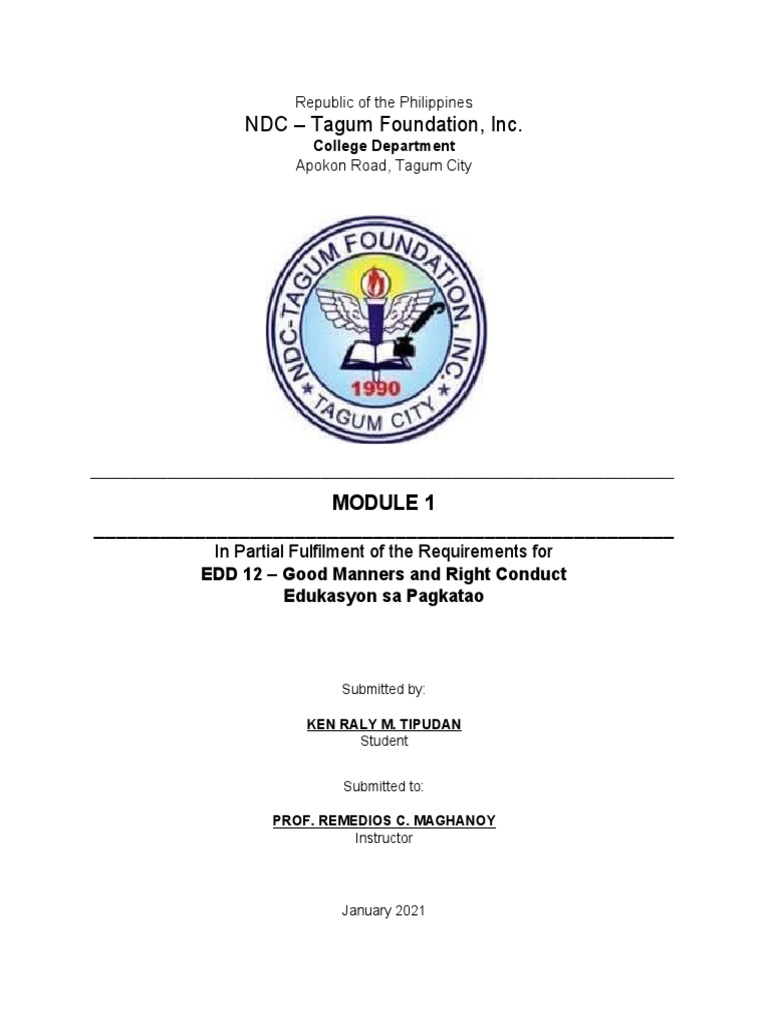 Module 1: The Essence and Nature of Values | PDF | Value (Ethics) | Morality